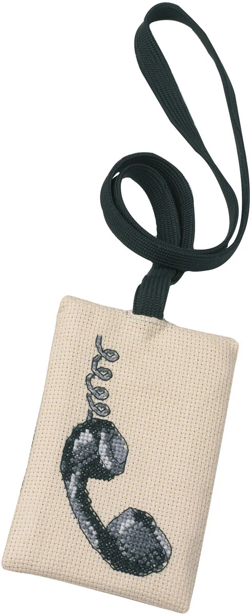 Telefoon 8x13cm – Borduurset met vintage stijl. Koop hier